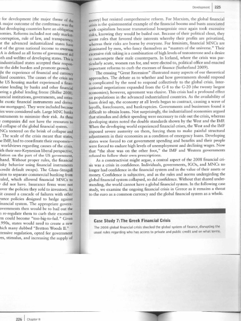 Case Study 7 The Greek Financial Crisis | PDF