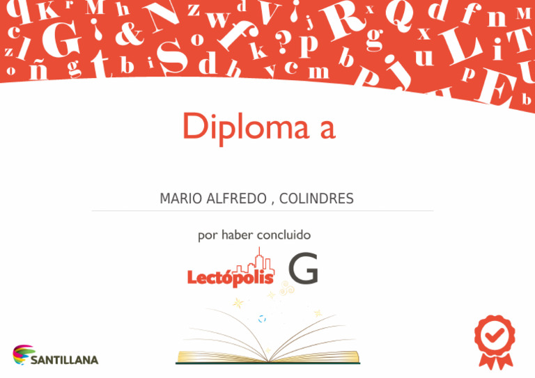 Diploma Mario Alfredo, Colindres | PDF