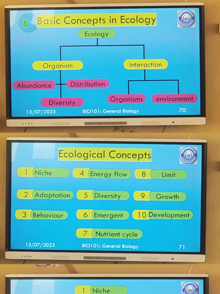 BIO 101 - Basic Concepts in Ecology | PDF