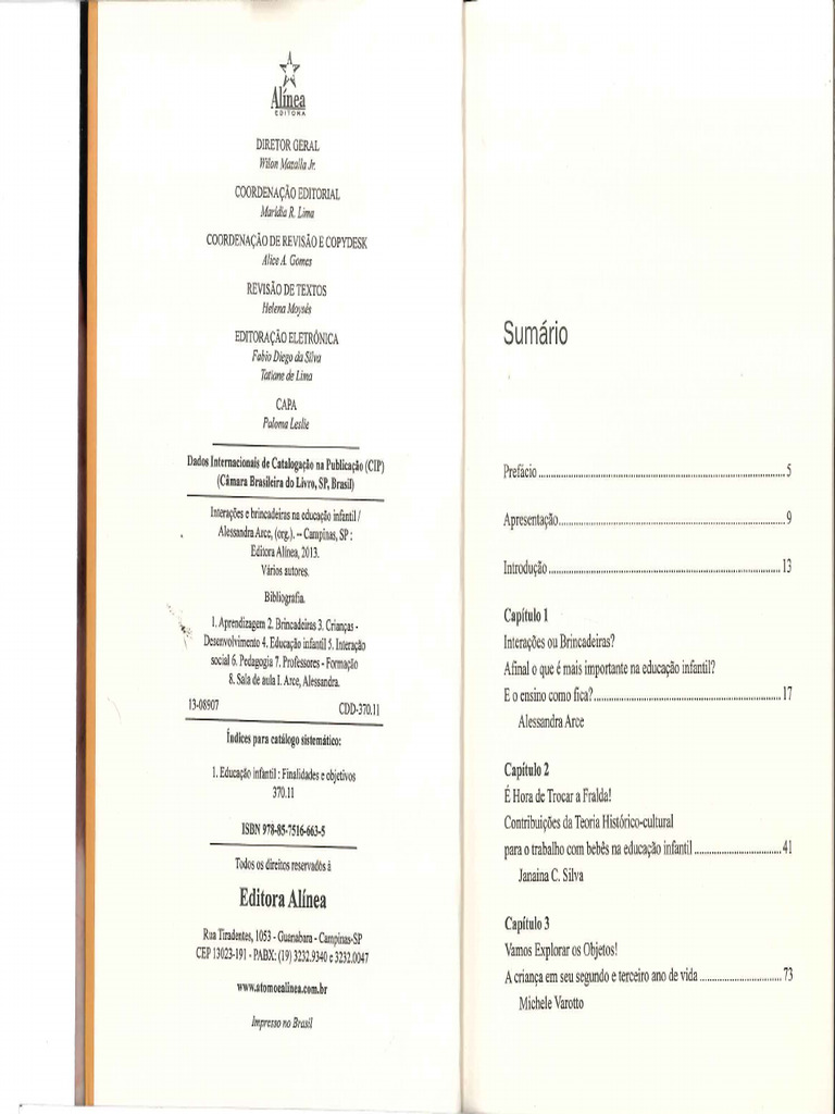 Texto 7 - Capítulo Brincar-Jogo de Papéis Sociais | PDF