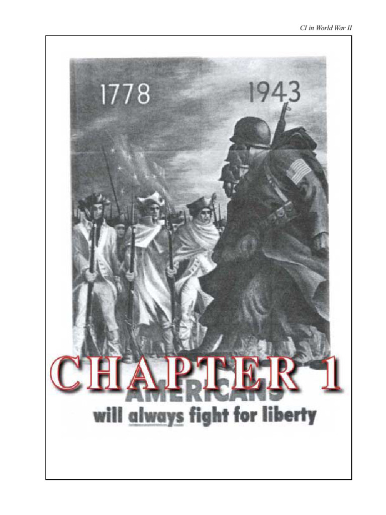 A Counterintelligence Reader, Volume 2 Chapter 1, CI in World War II ...