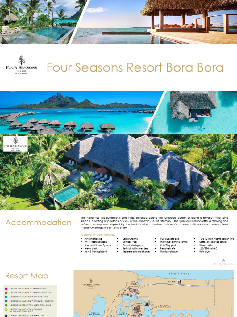 Four Seasons Resort Bora Bora - Rooms, Dining & Pools - en | PDF