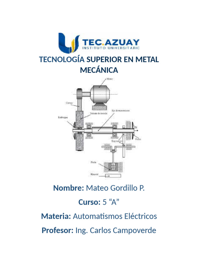 Control de Motores con PLC y LOGO SOFT | PDF | Controlador lógico ...