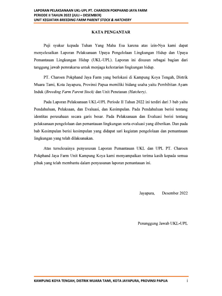 Kata Pengantar | PDF