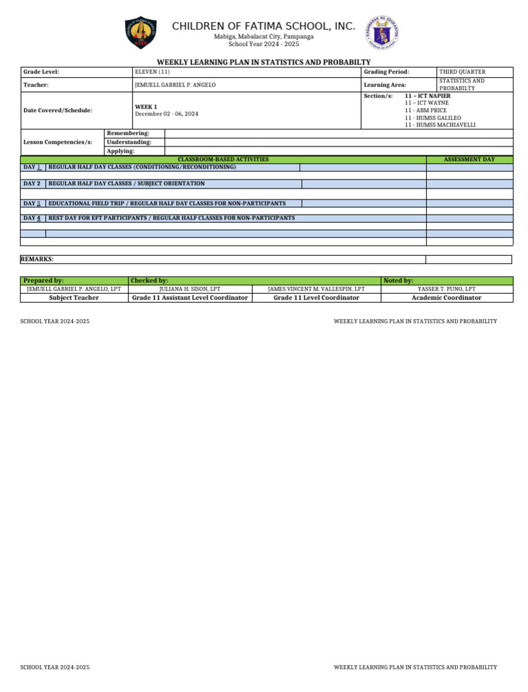 WLP_IN_STATS&PROBS_S'GAB(WEEK1) | PDF | Learning