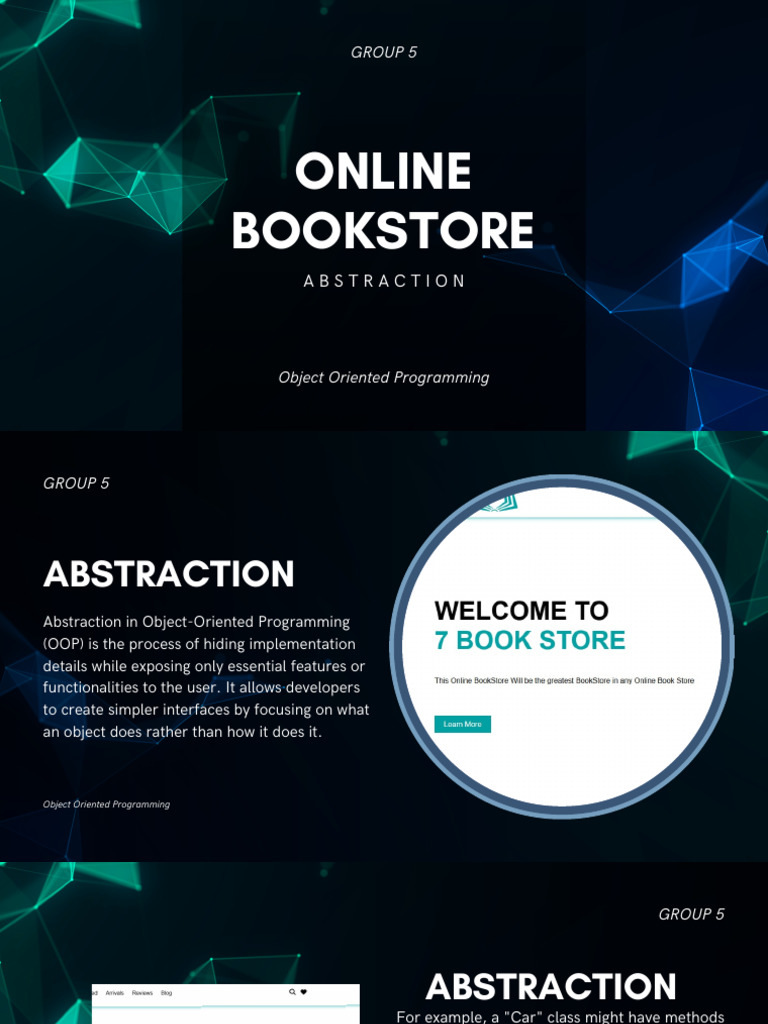 Online Bookstore Abstraction | PDF | Object Oriented Programming ...