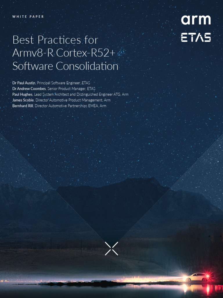 Best Practices for Armv8 r Cortex r52 St2 Whitepaper | PDF | Virtual Machine | Operating System