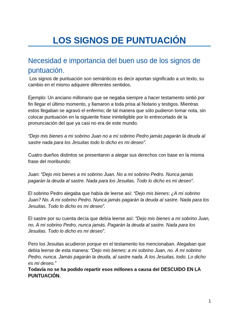 LOS SIGNOS DE PUNTUACIÓN 2 | PDF | Coma | Puntuación