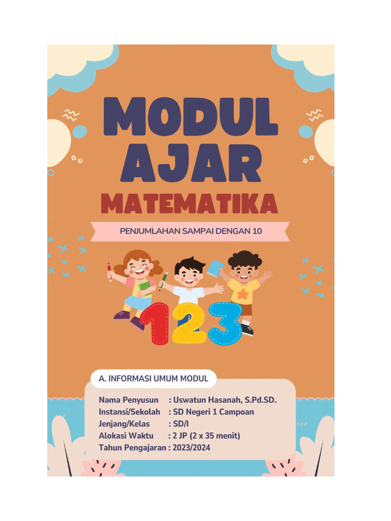 Modul Ajar Kelas 1 Fix | PDF