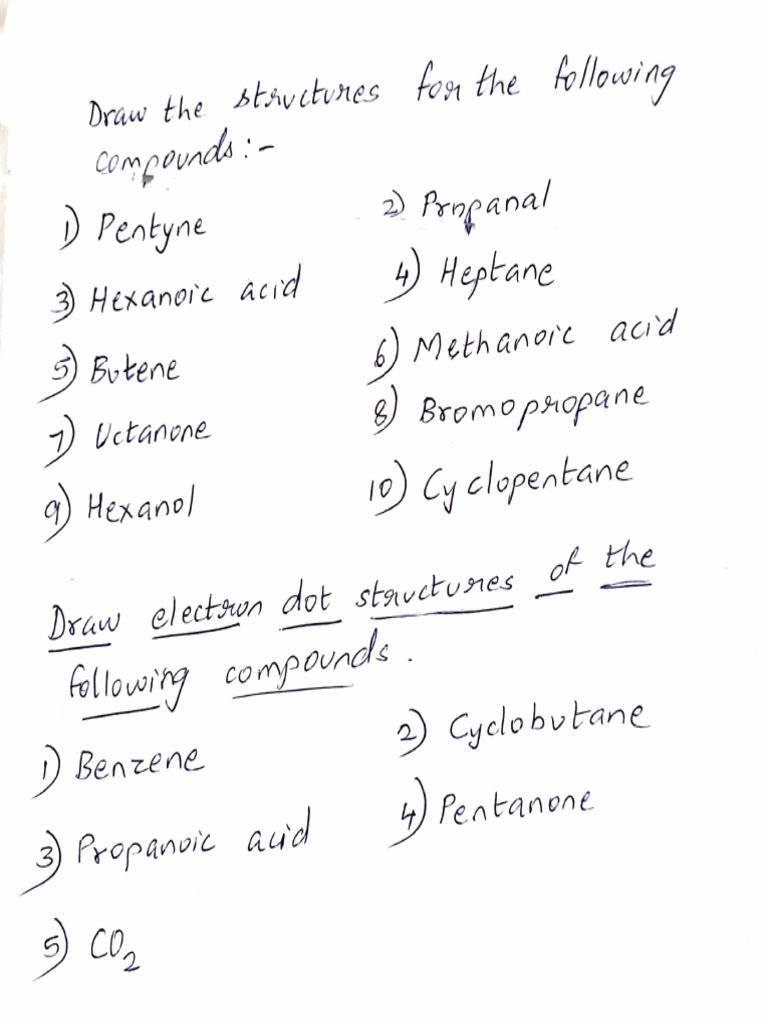 Chemistry portfolio questions | PDF