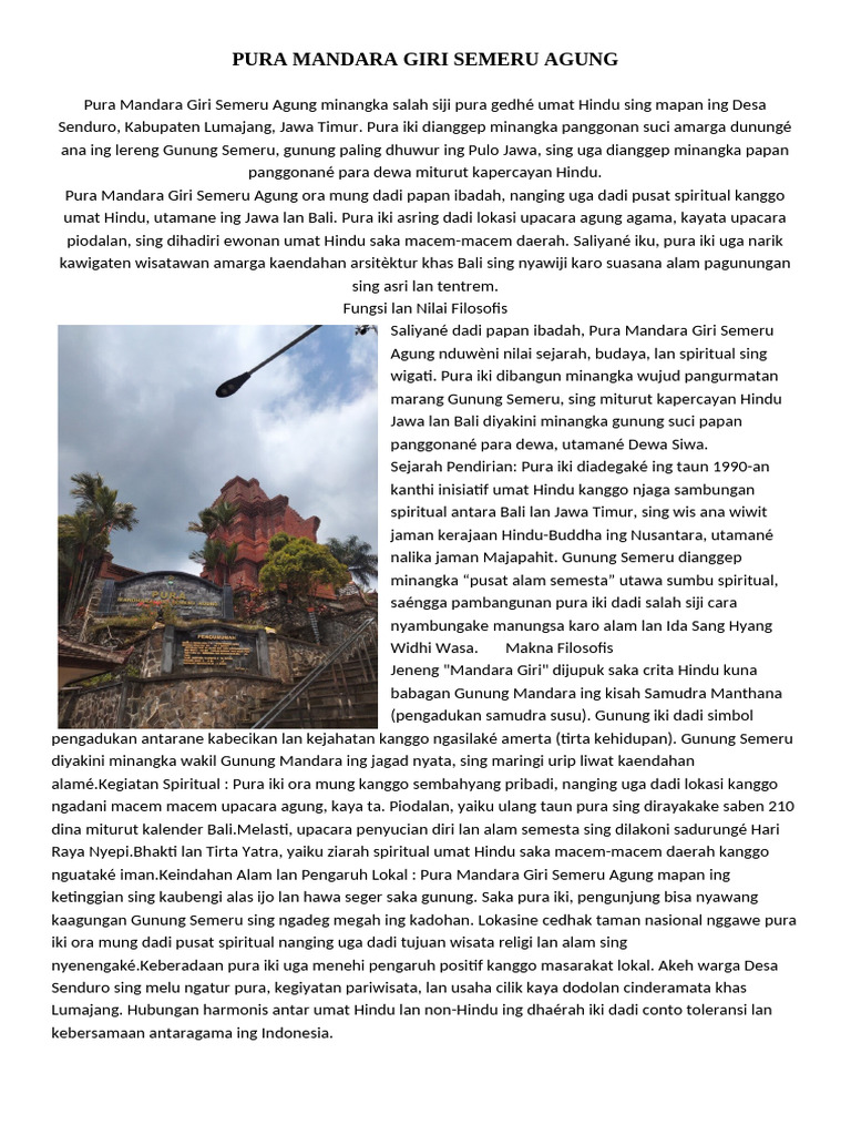 Pure Mandara, TGS Mulok | PDF