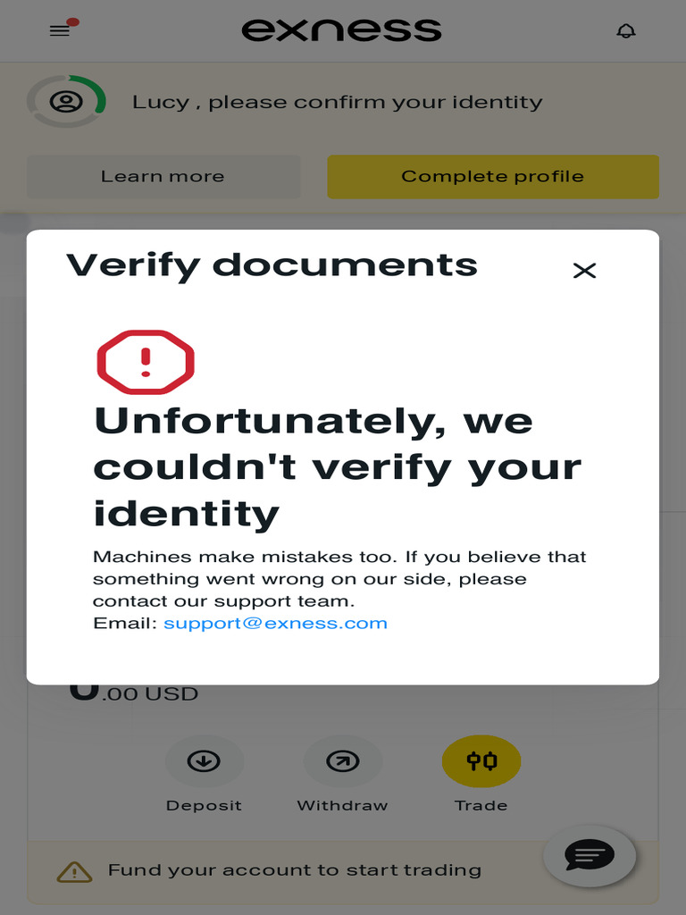 Unfortunately, We Couldn't Verify Your Identity: My Accounts | PDF