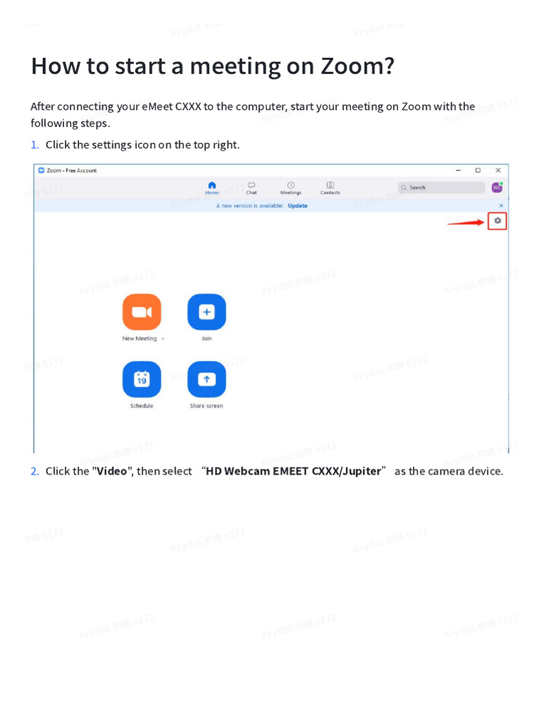 How to start a meeting on Zoom_ | PDF