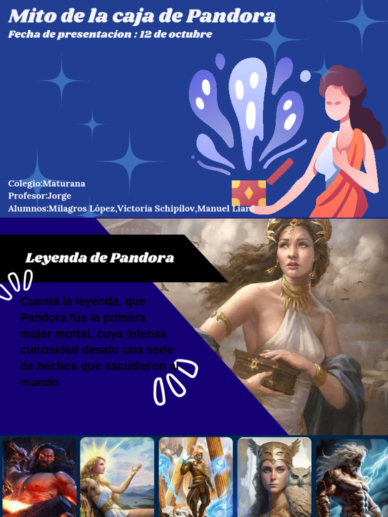 La Caja de Pandora | PDF | Prometeo | Mitología