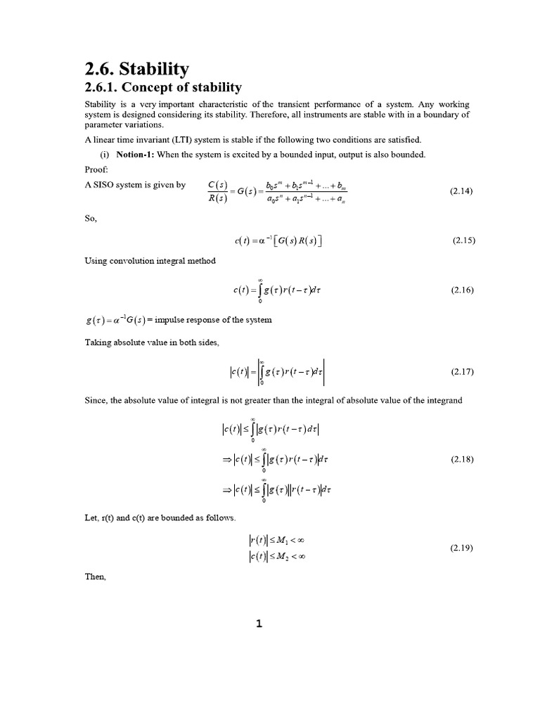 Stability_Time_Response_Analysis | PDF | Stability Theory ... Stability_Time_Response_Analysis | PDF | Stability Theory ...
