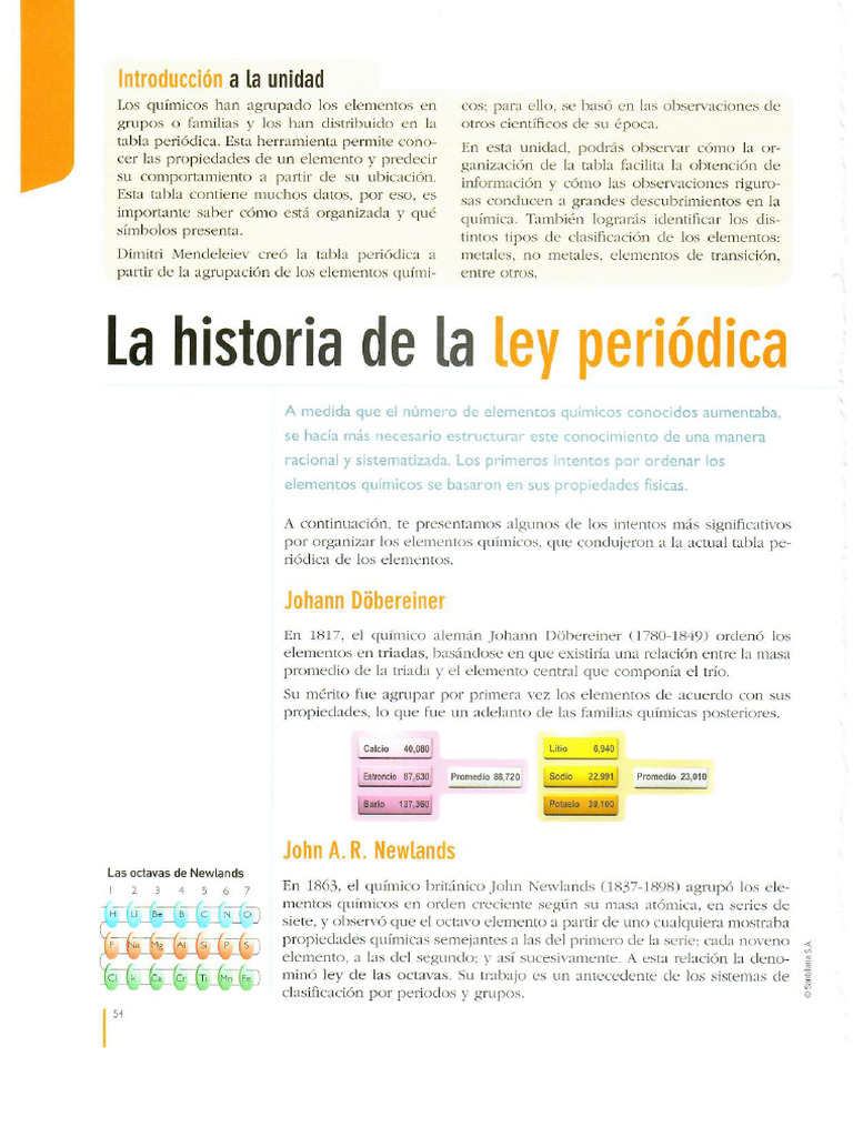 16 - Historia de La Ley Periódica | PDF