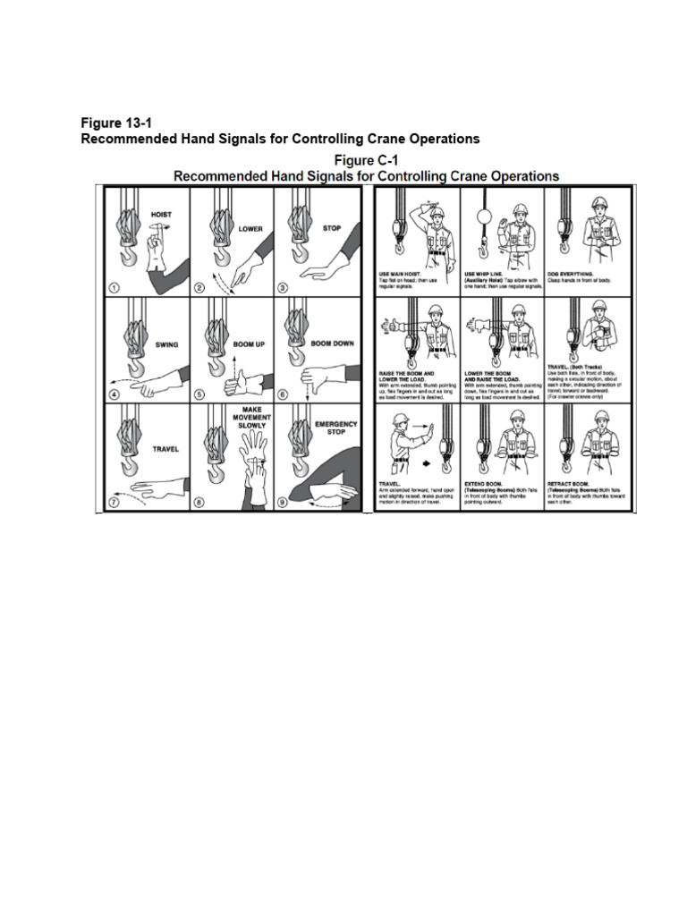 Signals For Cranes | PDF