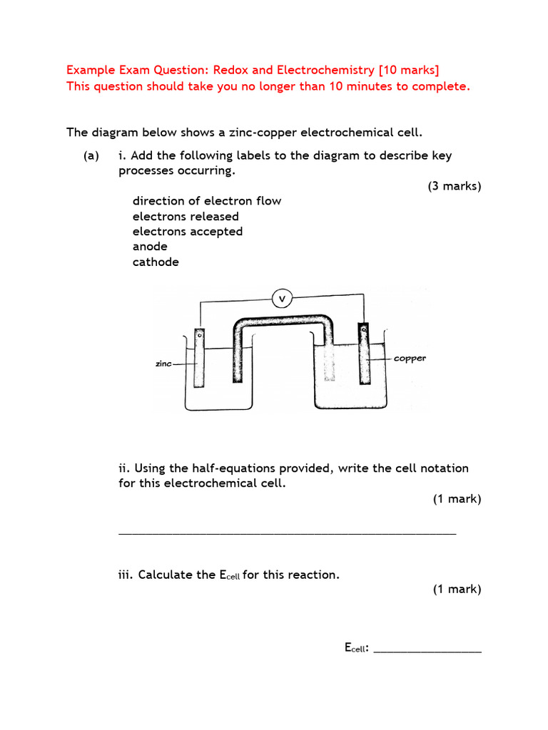 Redox Electrochemistry 1 | PDF