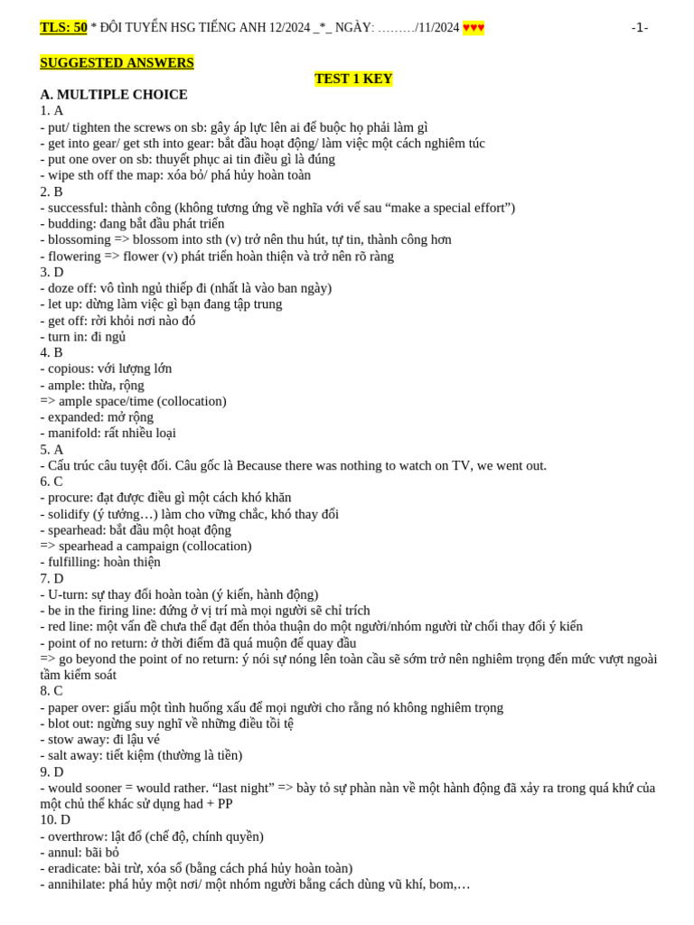 Key - TLS 30 (TV-NP+DDT) | PDF