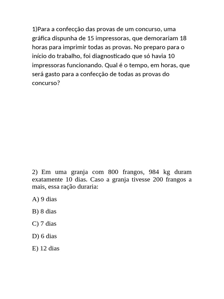 Problemas de Matemática para Concursos | PDF