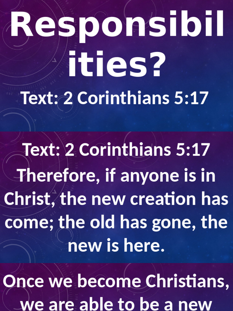 Christian Responsibilities Guide | PDF | Christian Belief And Doctrine ...