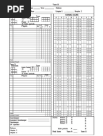 Carrom Score Sheet | PDF