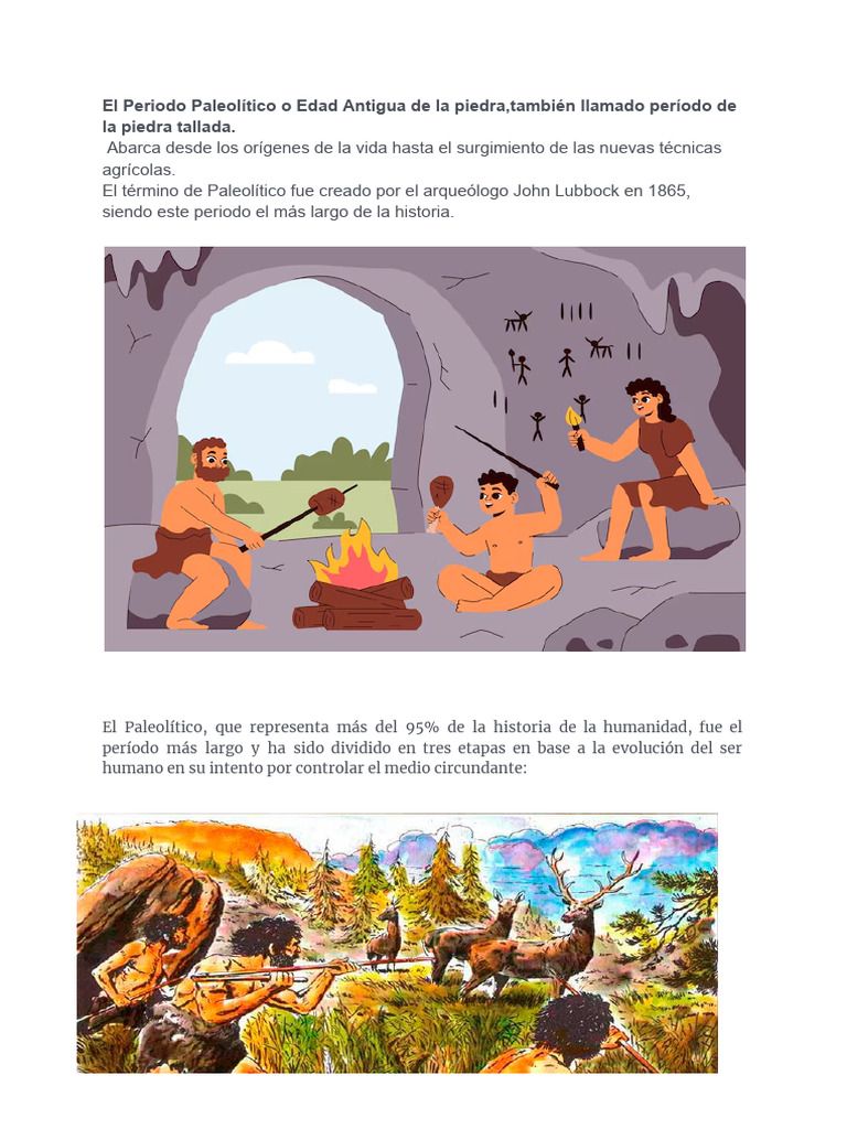 Paleolítico y Neolítico | PDF | Paleolítico | Neolítico