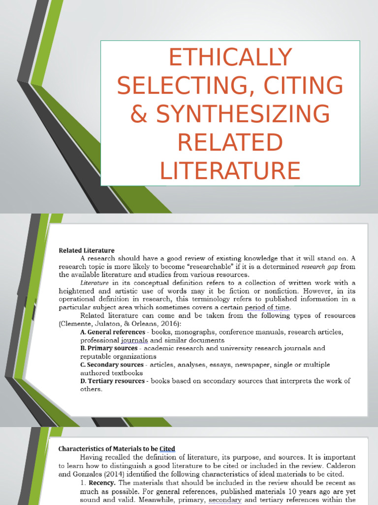 3Is Q3 Selecting Relevant RRL | PDF