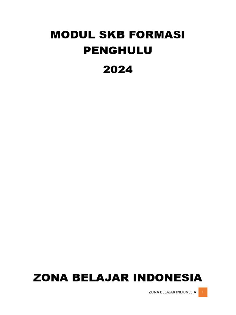 SKB Formasi Penghulu | PDF