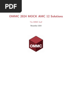Amc8 2024 Solutions | PDF | Triangle | Mathematics