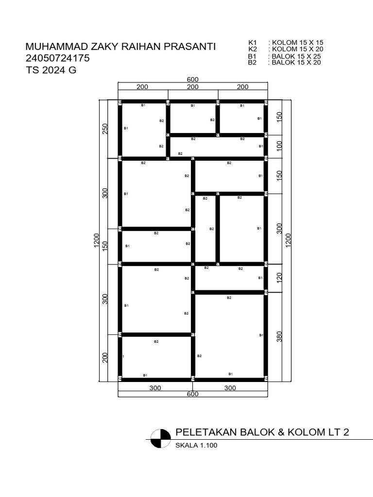 Peletakan Balok | PDF