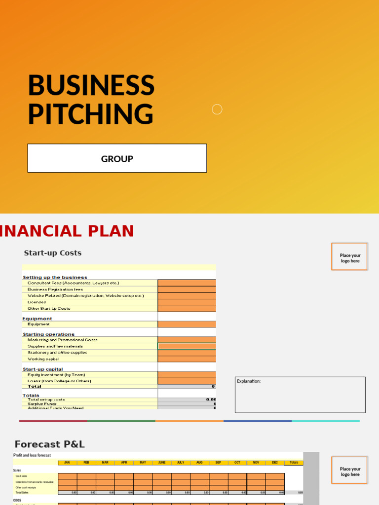 Business Pitch Template Ignite-Milestone-2-STUDENT | PDF | Gross Margin ...