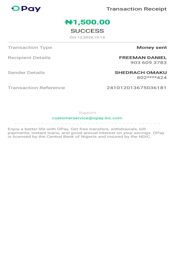 Transaction Receipt-241012013675036181 | PDF