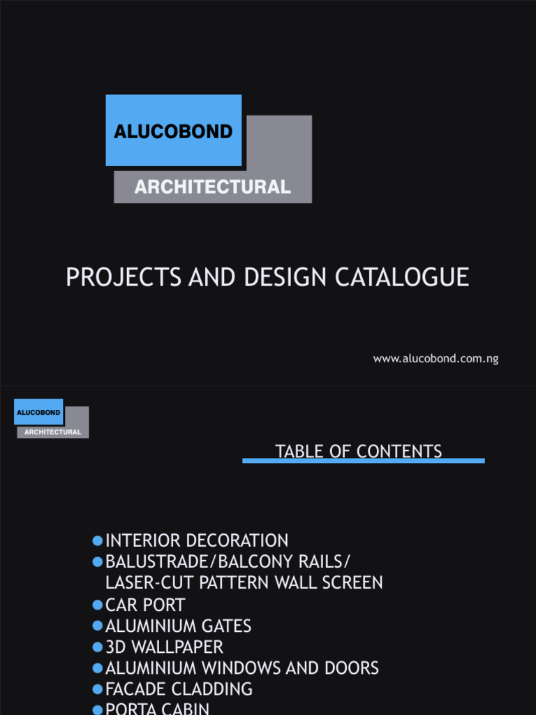 Alucobond Architectural Design Catalogue | PDF