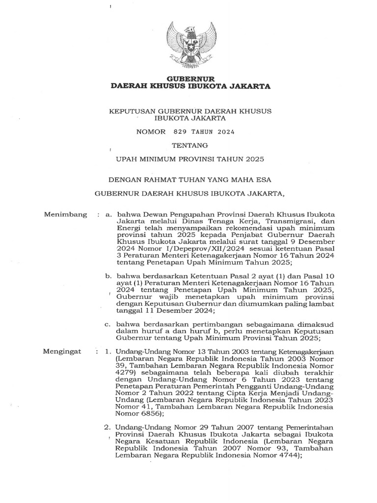 Jakarta SK Ump 2025 | PDF