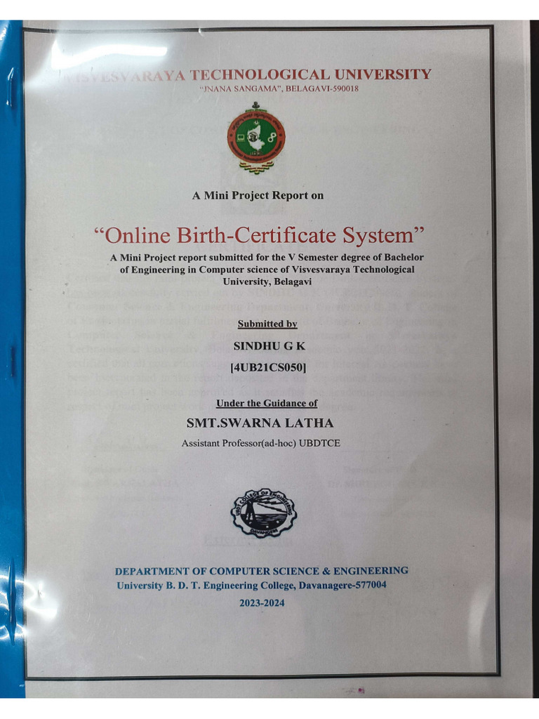 Dbms Mini Proj Report | PDF