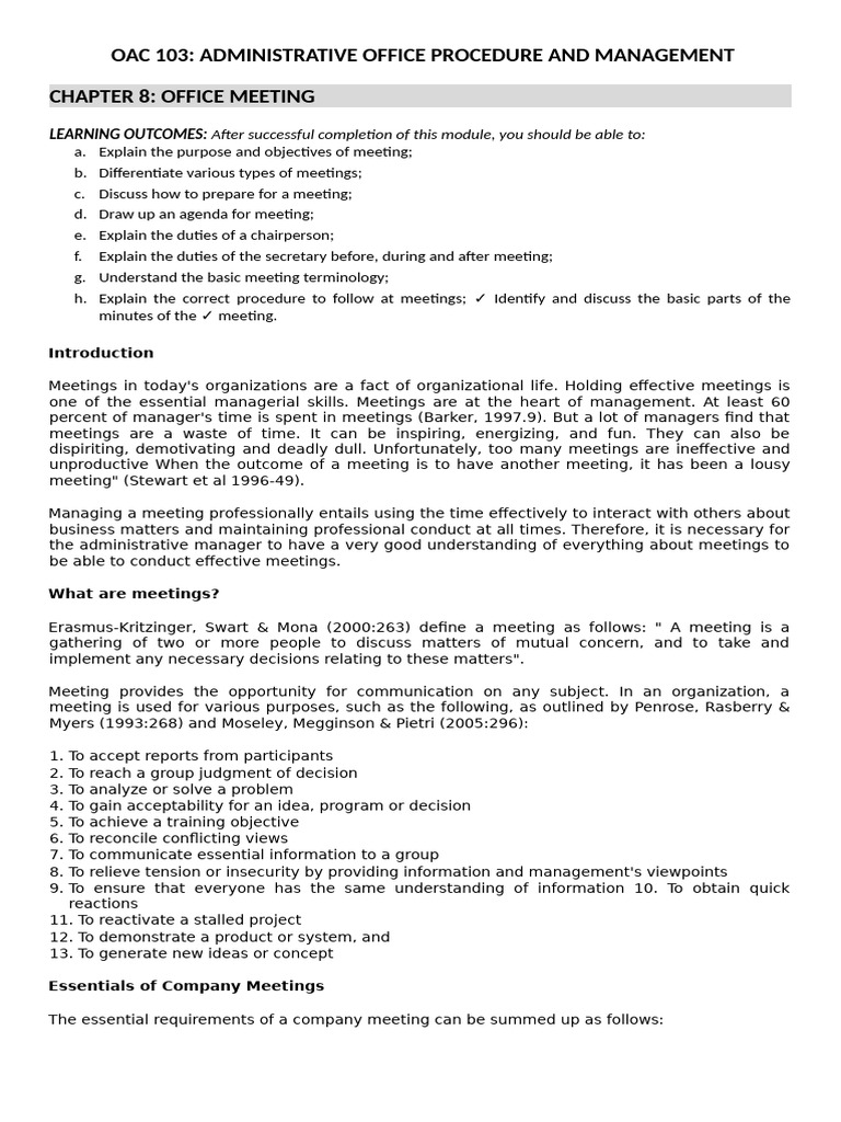 OAC 103 FINALS Lesson Outline Chapter 8 9 | PDF | Audit | Policy