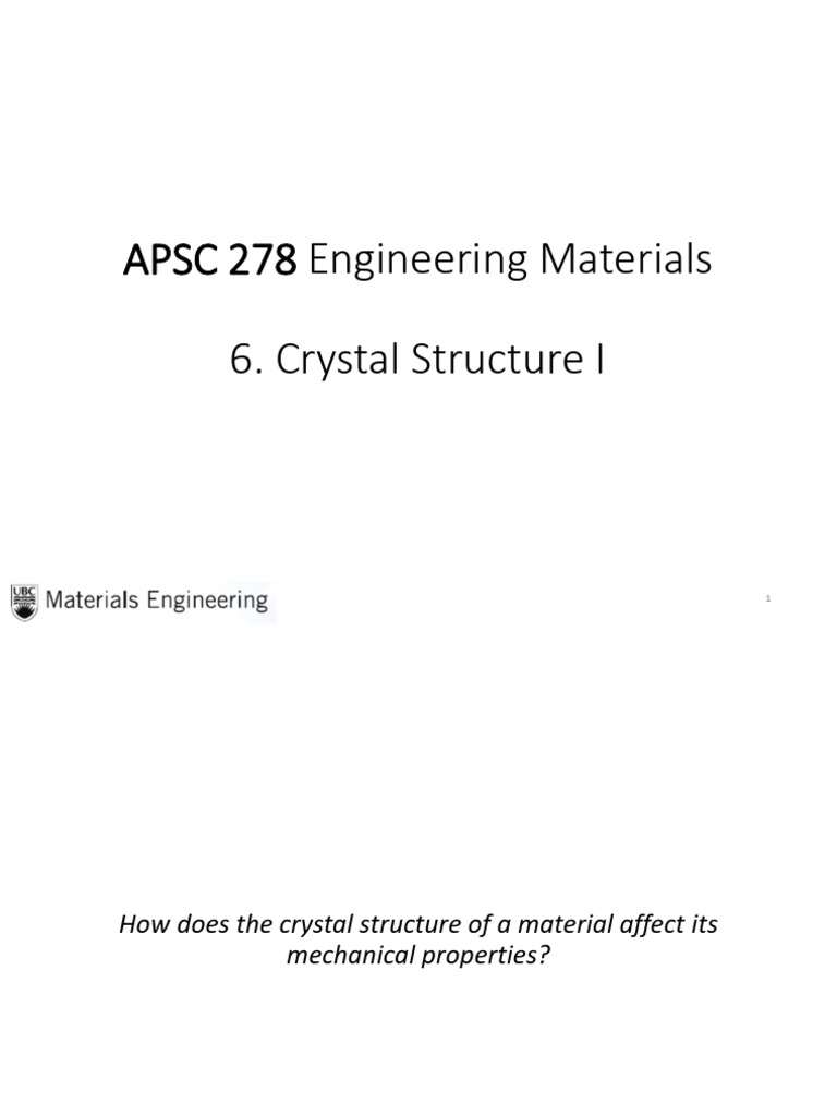 Crystal Structures I (Annotated) | PDF | Crystal Structure | Crystal