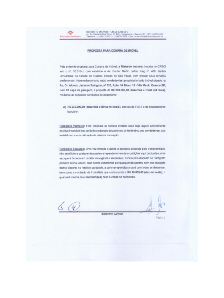 Proposta assinada (1) | PDF