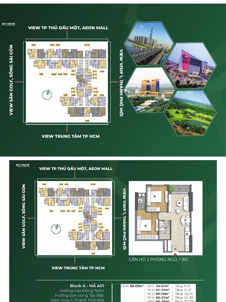 Unit Layout - Emerald Golf View | PDF