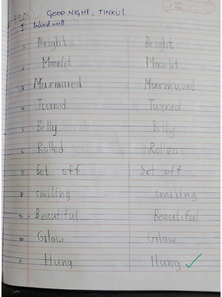 Good night Tinku | PDF