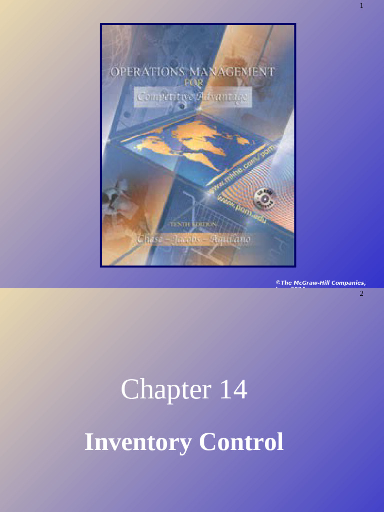1.inventory Chase | PDF | Inventory | Business Economics