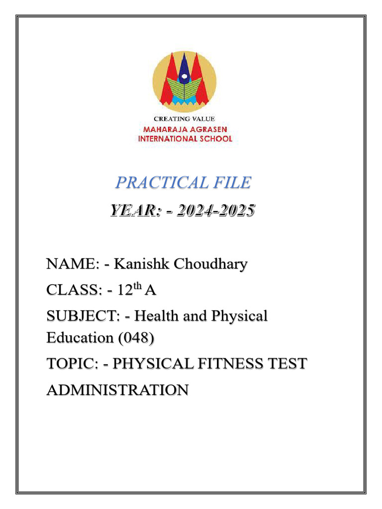 Physical Fitness Test Administration Guide | PDF | Anatomical Terms Of ...