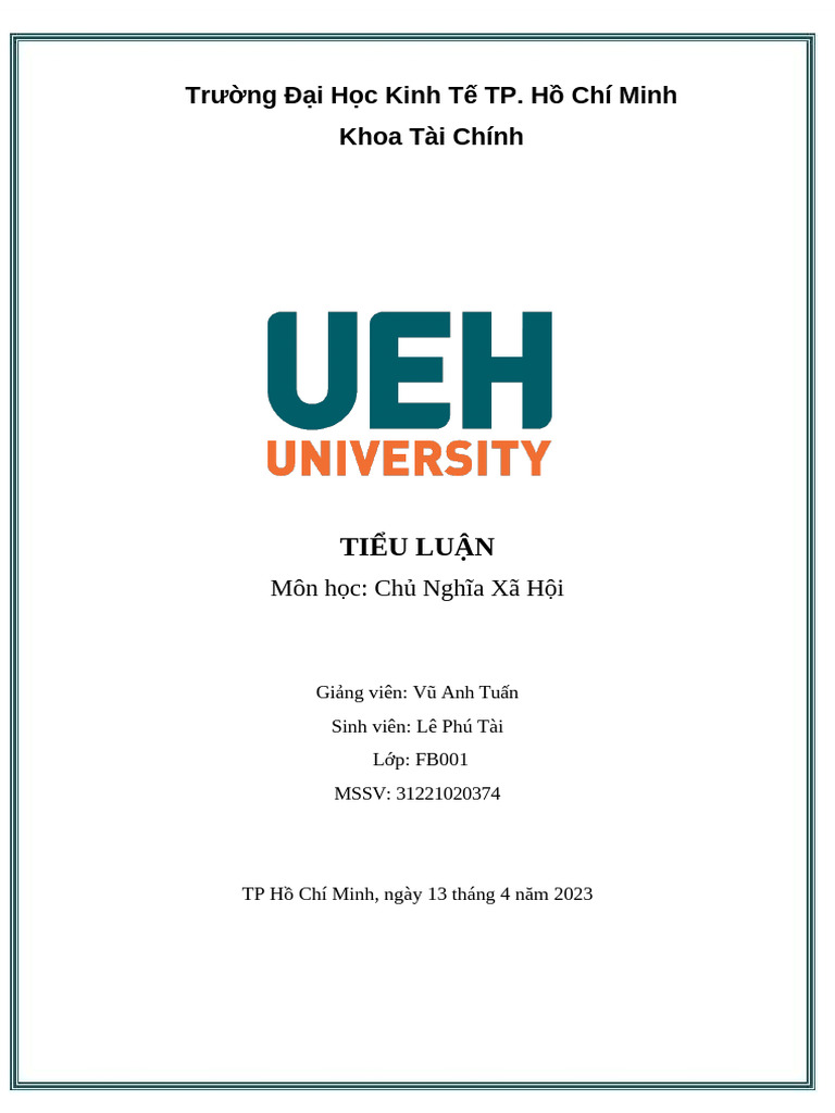 thi Giữa Kì CNXH | PDF