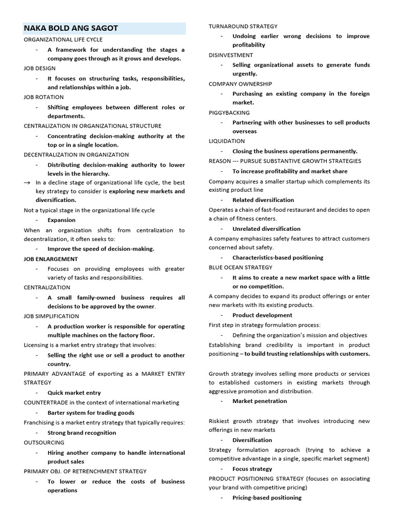 SBA Reviewer | PDF | Strategic Management | Brand