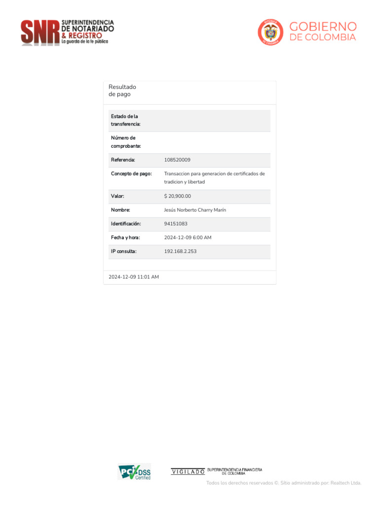 Realtech Ltda - Botón Bancolombia | PDF