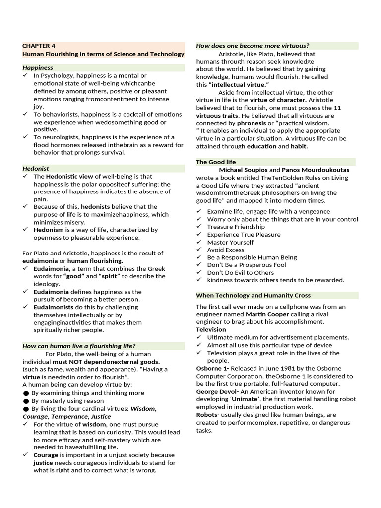 Reviewer Final Exam | PDF | Nanotechnology | Virtue