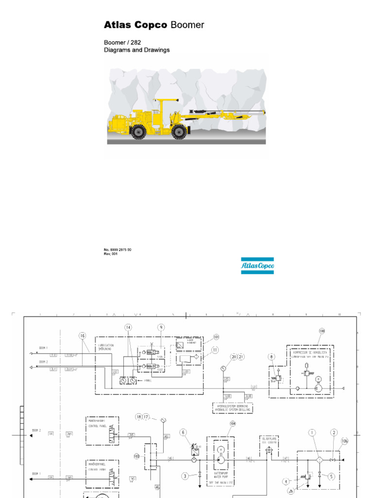Plano Electro - Hidraulico BOOMER 282 (Horizontal) Color - MODIF | PDF