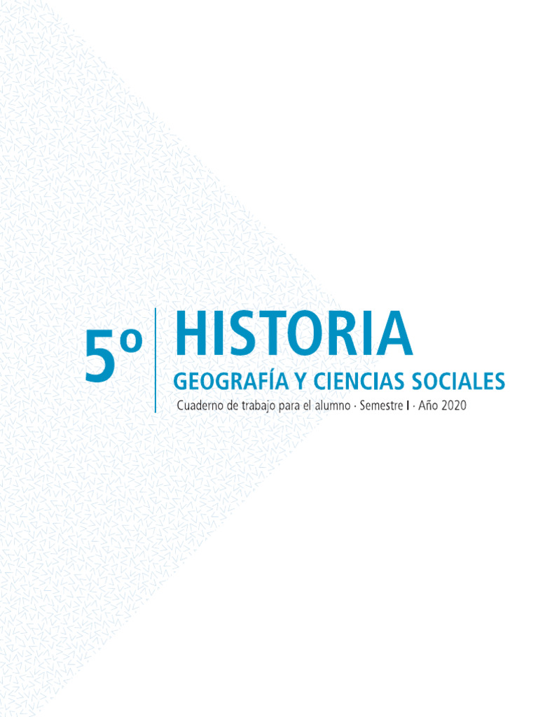 HS 5° Alumno Cuaderno de trabajo U1 2020 I° semestre | PDF