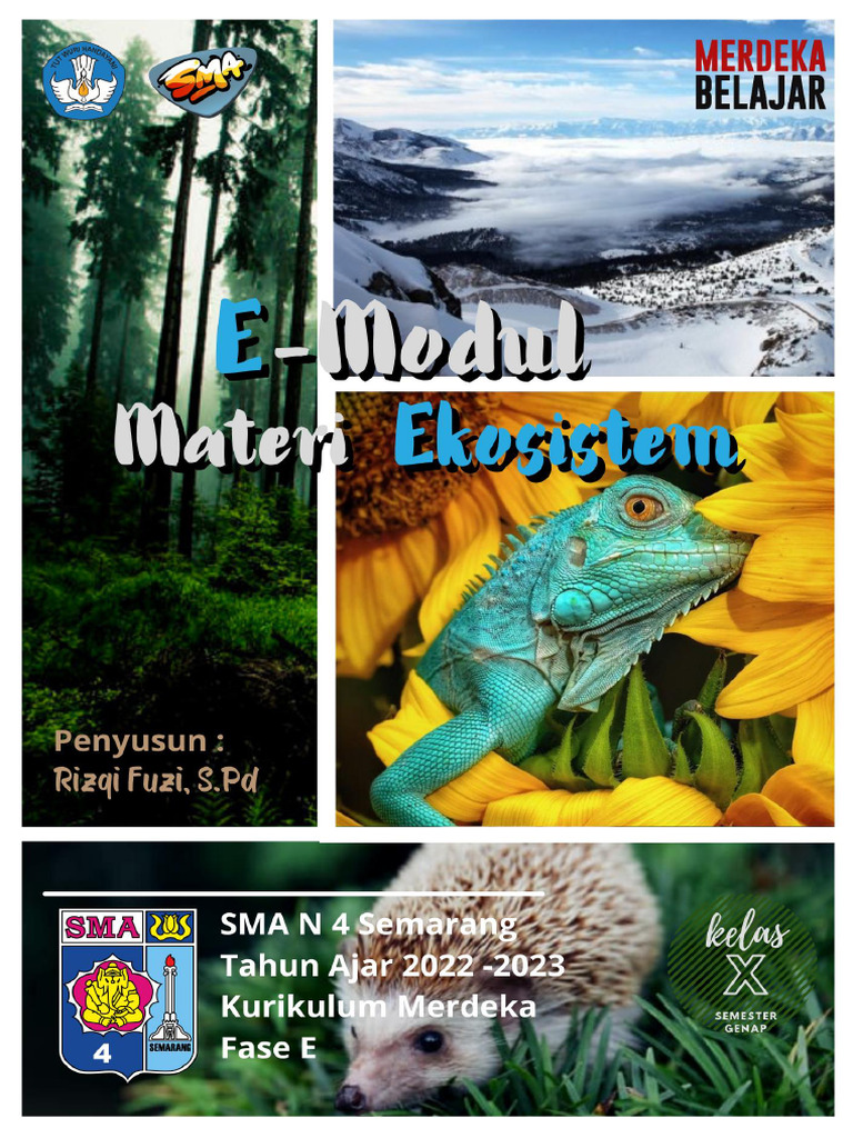 Modul Ajar Materi Ekosistem Kelas X SMA | PDF